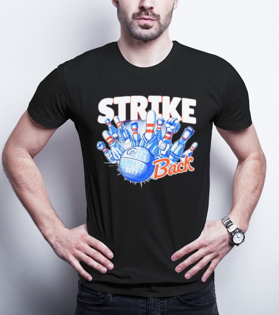 STRIKE Back Bowling And Star Wars Mashup T-Shirt