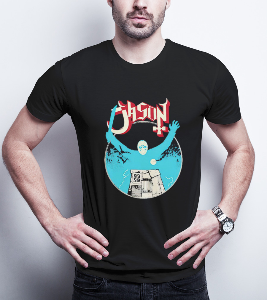Jason Ghost Heavy Metal Turbo Cabin And Mask T-Shirt