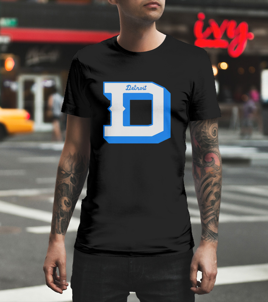 Detroit Lions Football Detroit D T-Shirt