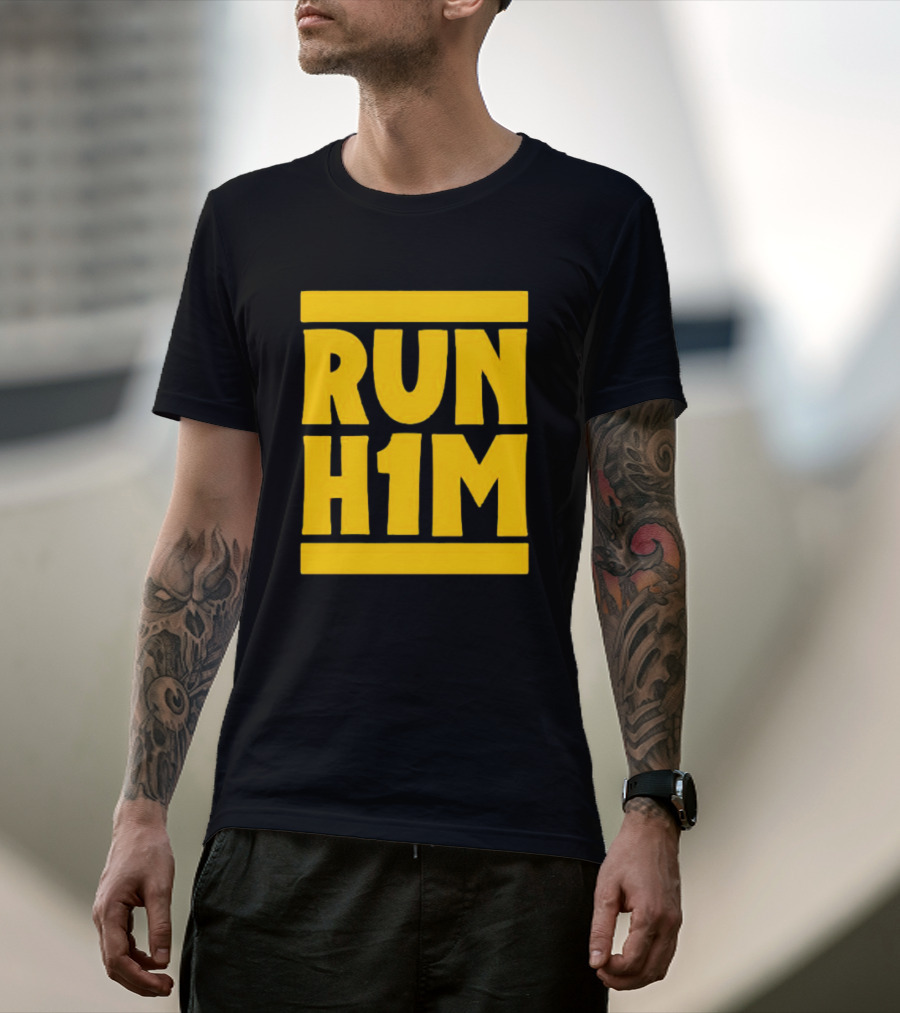 RUN H1M Street Art Graffiti T-Shirt