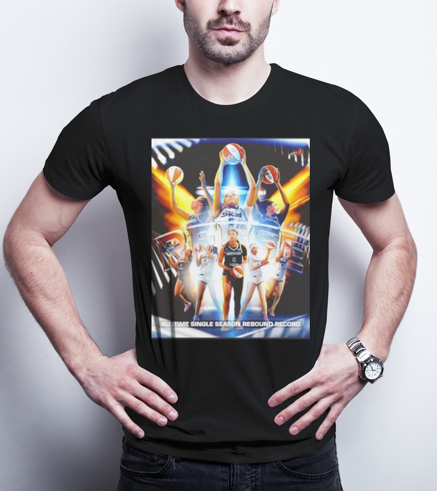 All-Time Single Season Rebound Record WNBA Angel Reese T-Shirt
