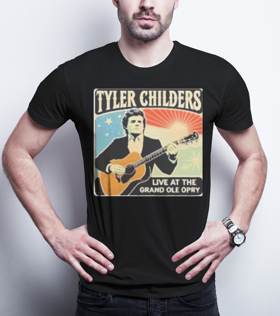 Tyler Childers Live Performance With Guitar At The Grand Ole Opry Iconic Event T-Shirt