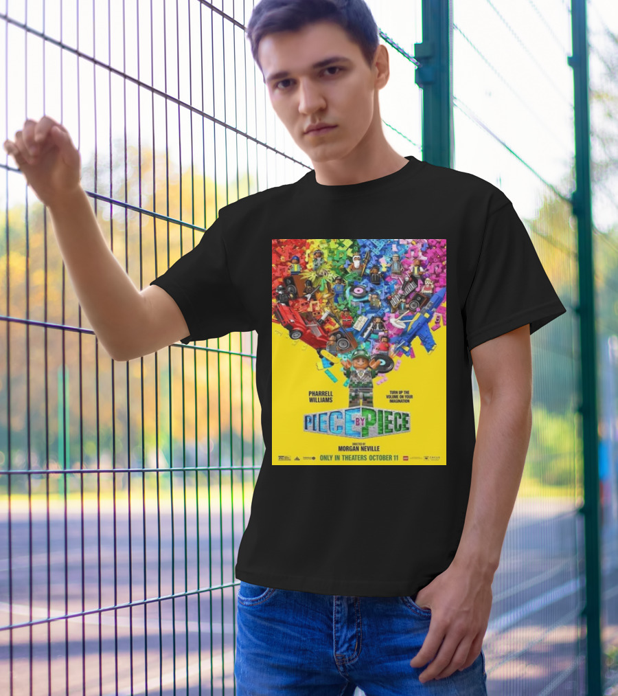 PHARRELL WILLIAMS PIECE BY PIECE TURN UP THE VOLUME OF YOUR IMAGINATION RELEASING IN THEATERS OCTOBER 11 T-Shirt