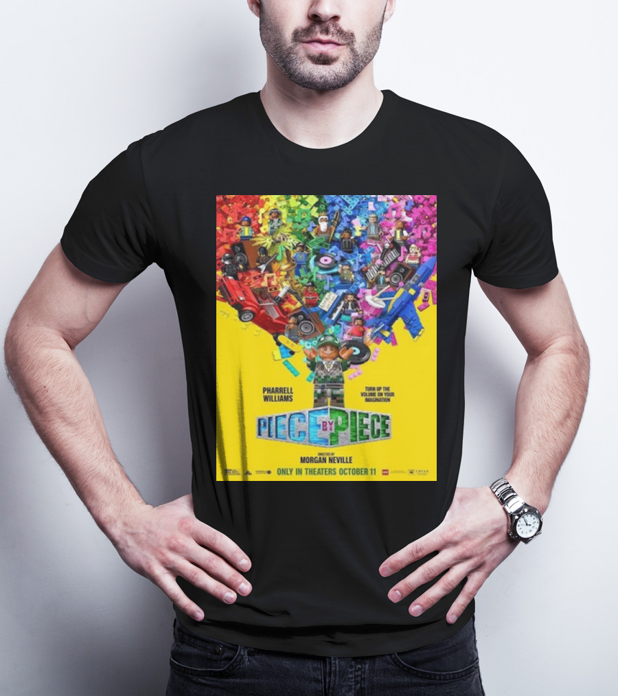 PHARRELL WILLIAMS PIECE BY PIECE TURN UP THE VOLUME OF YOUR IMAGINATION RELEASING IN THEATERS OCTOBER 11 T-Shirt
