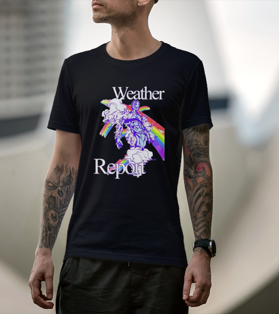 Weather Report JoJo's Bizarre Adventure Rainbow Character T-Shirt