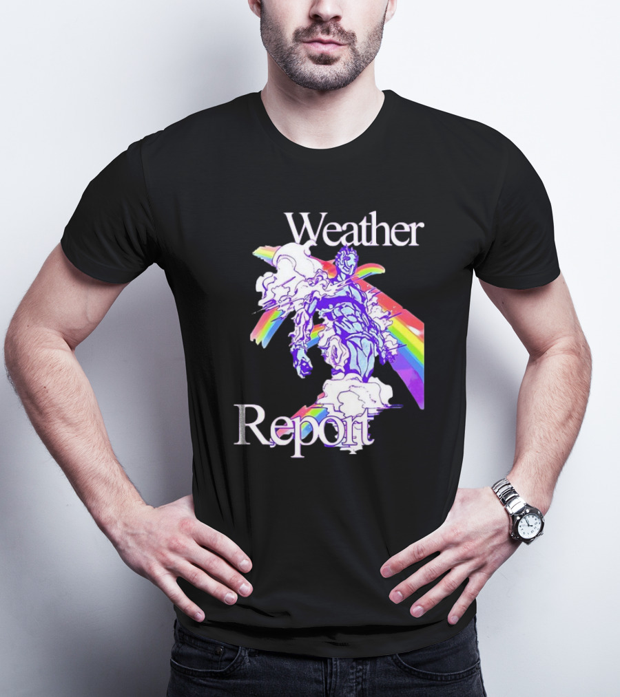 Weather Report JoJo's Bizarre Adventure Rainbow Character T-Shirt