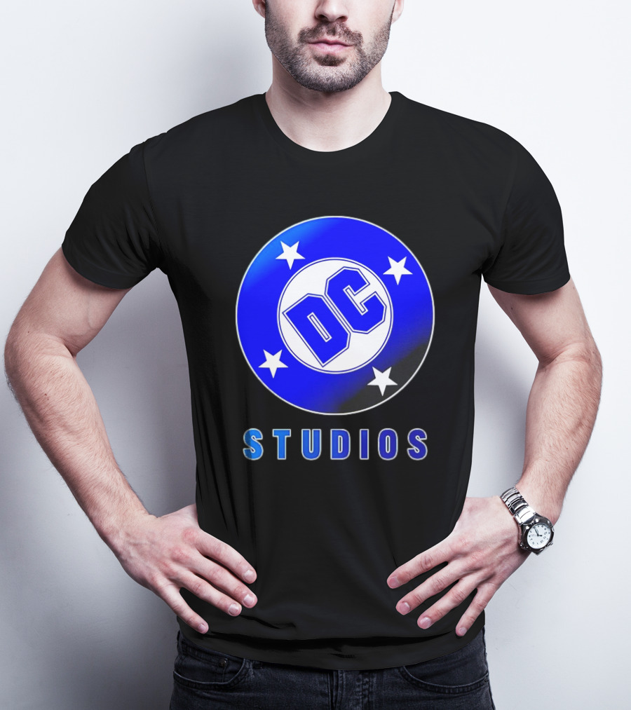 James Gunn DC Studios Logo With Stars T-Shirt