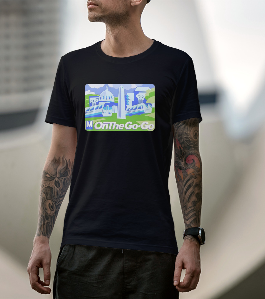 DC Metro On The Go-Go Washington D.C. Landmarks T-Shirt
