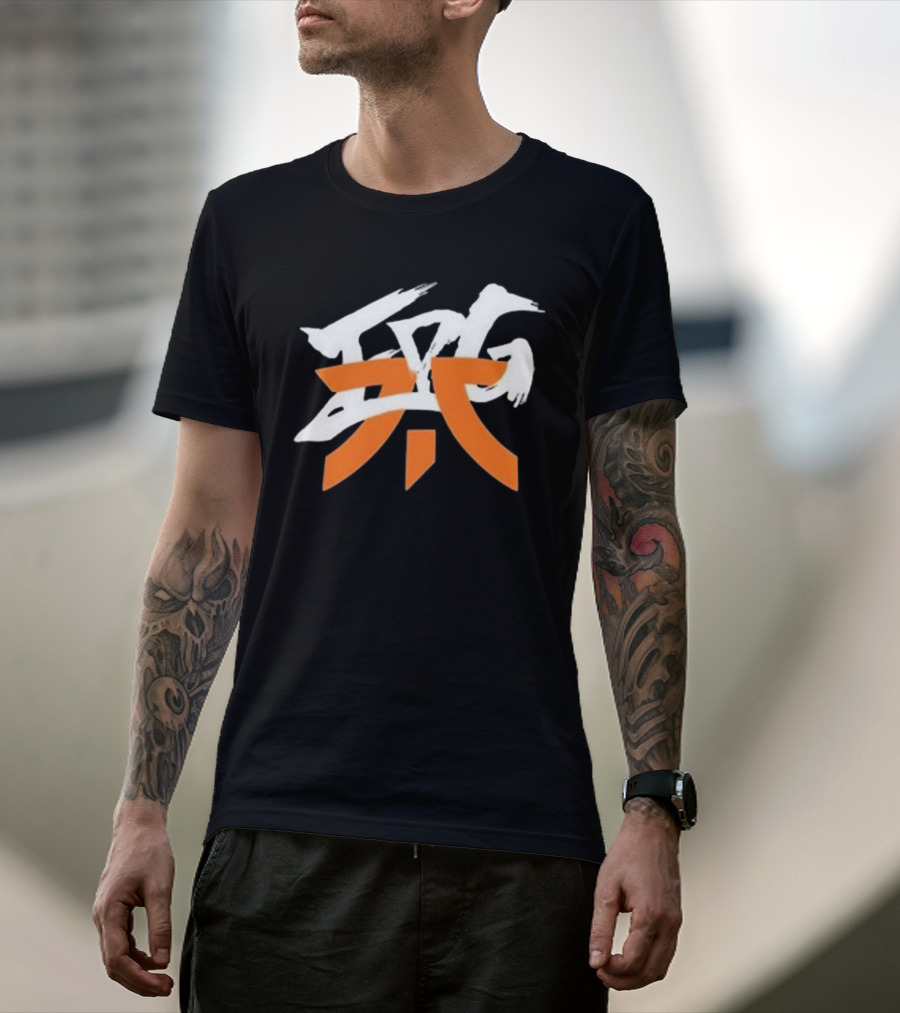 Ash Winder Edg X Fnc Bold Stylized Letters T-Shirt