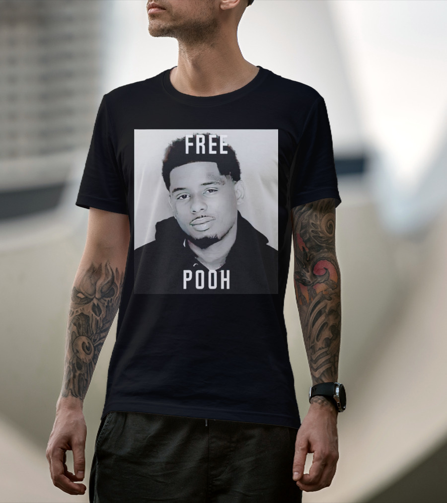 Free Pooh Shiesty American Rapper T-Shirt