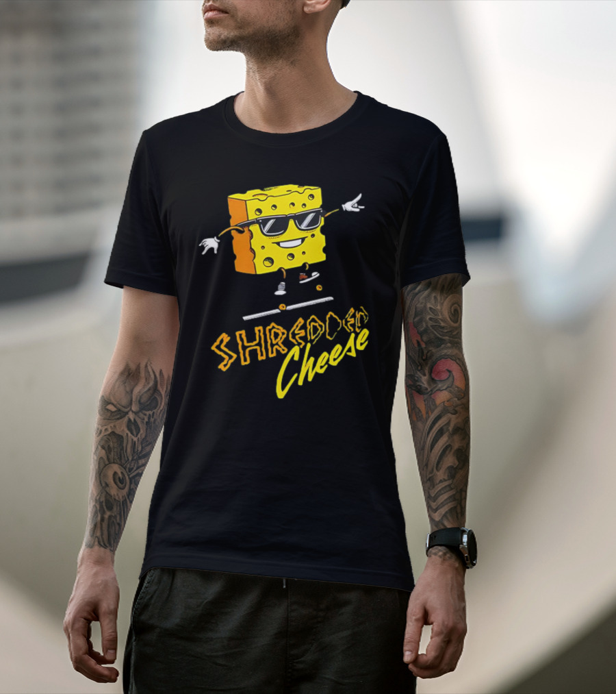 Shredded Cheese Skating Sunglasses Skateboard 2.0 T-Shirt