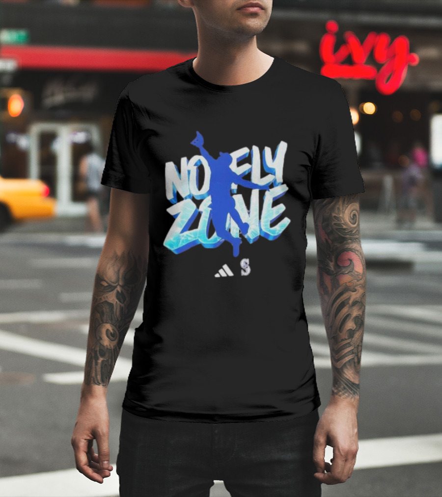No Fly Zone Julio Rodriguez Mariners Baseball T-Shirt