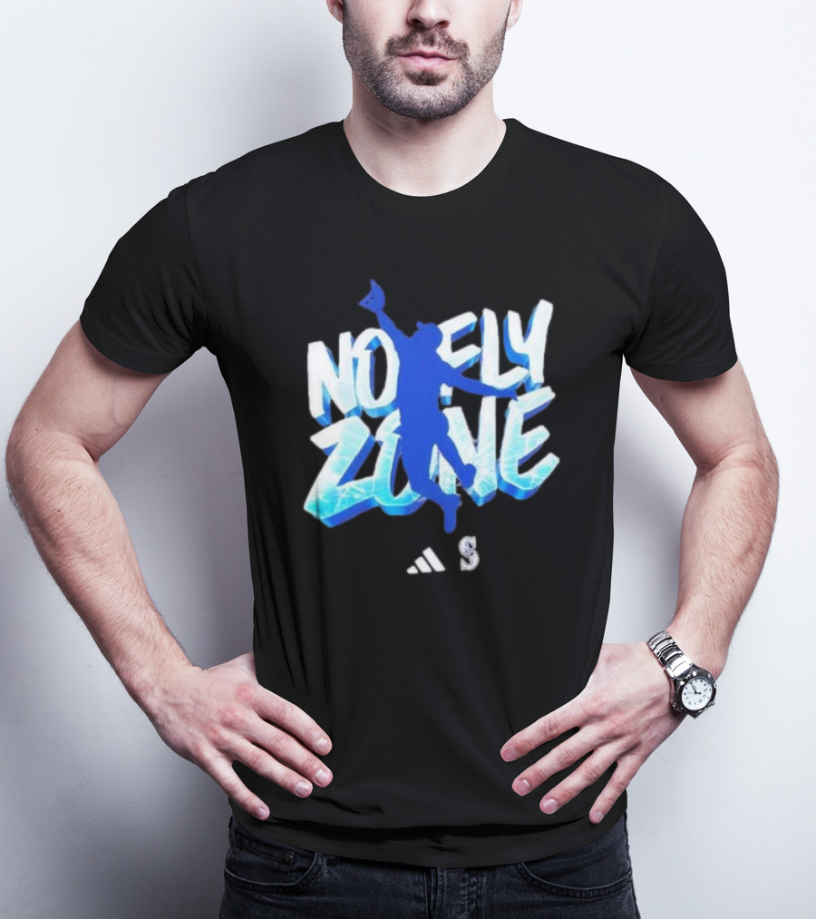No Fly Zone Julio Rodriguez Mariners Baseball T-Shirt