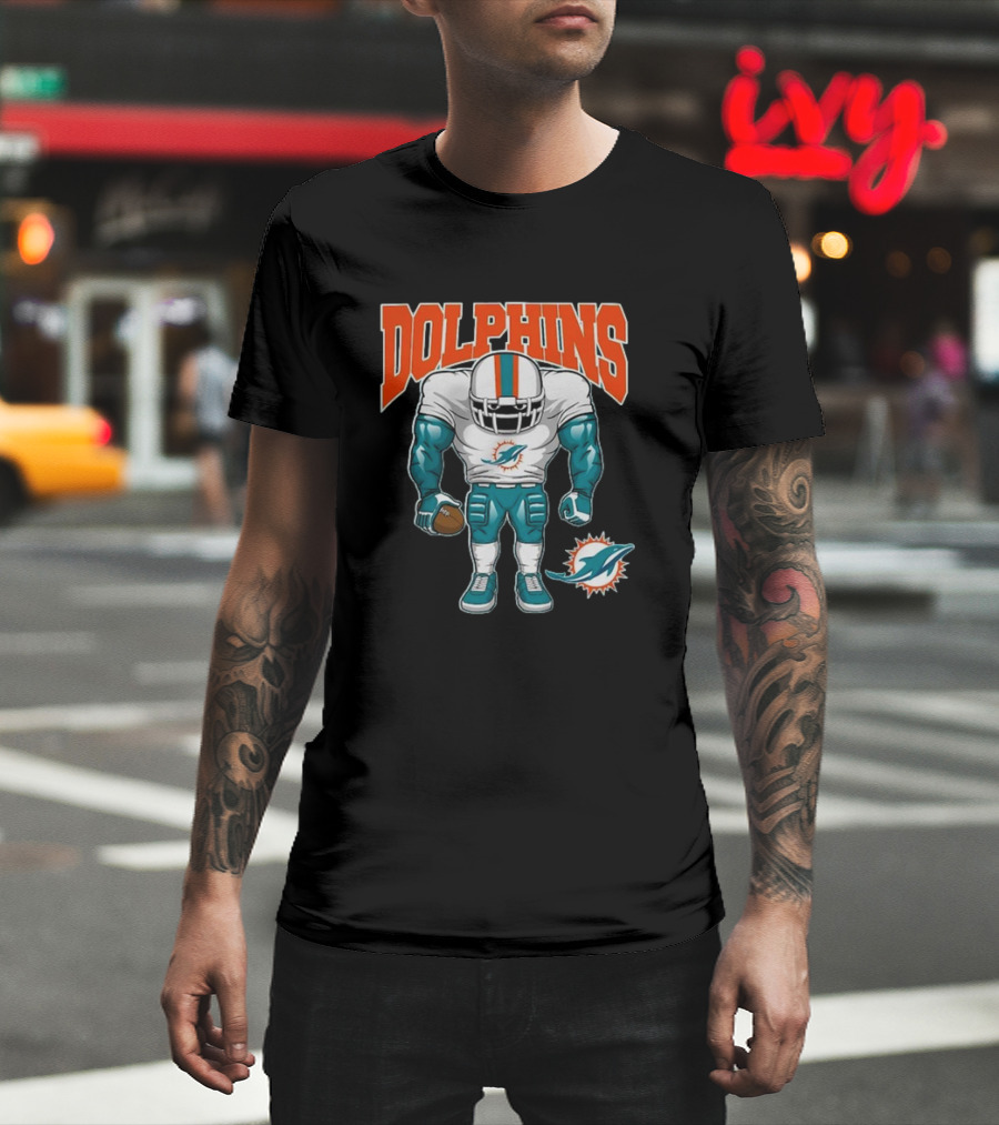 Miami Dolphins Brute Squad NFL Football Player T-Shirt