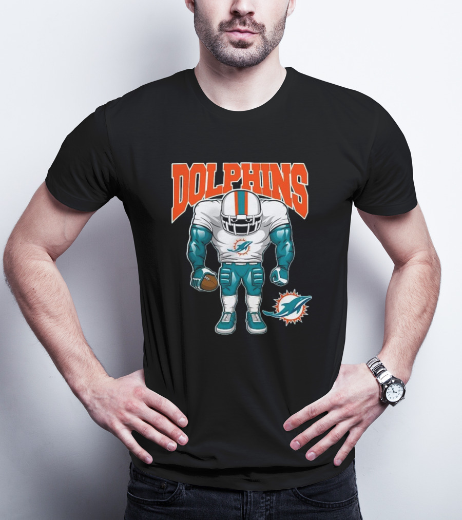 Miami Dolphins Brute Squad NFL Football Player T-Shirt
