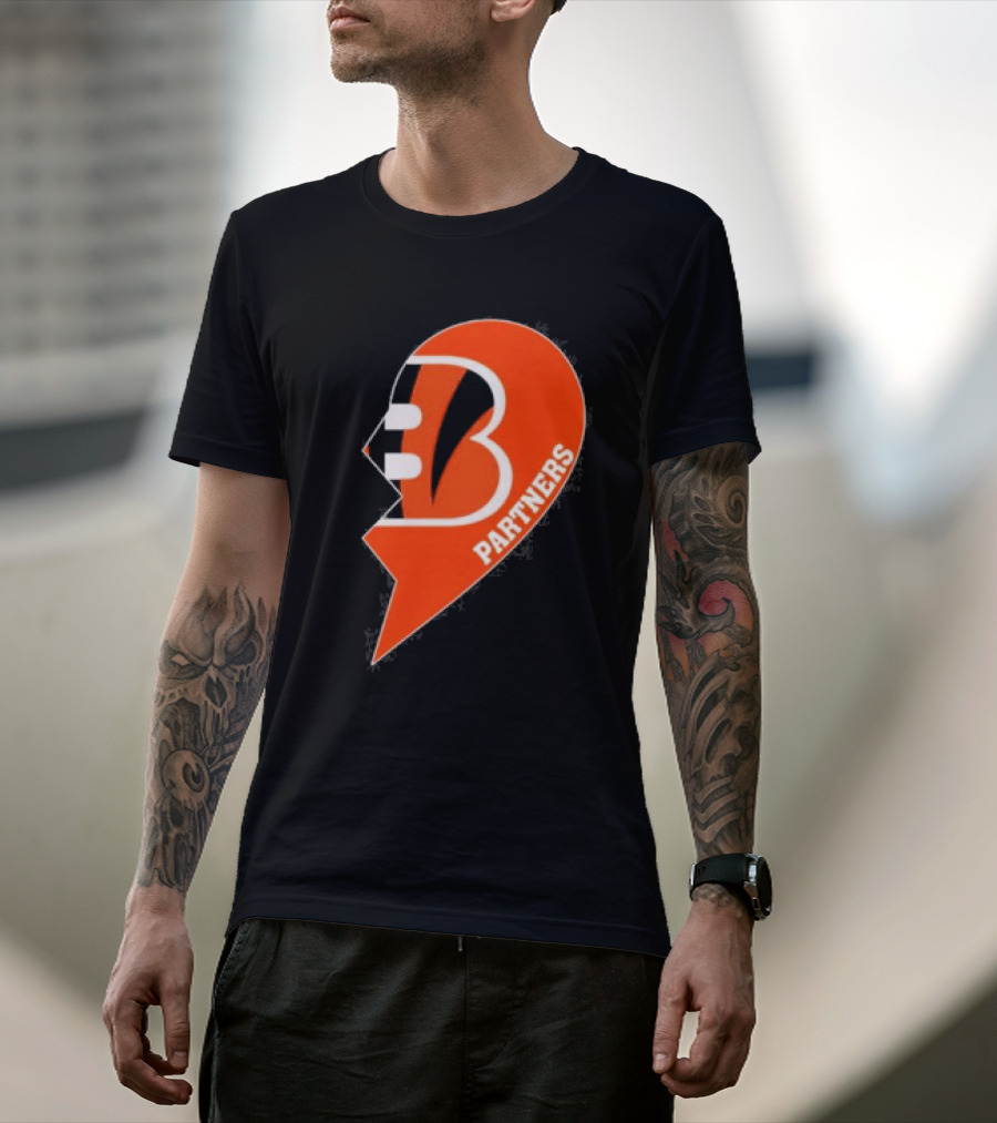 Cincinnati Bengals Partners Heart B T-Shirt