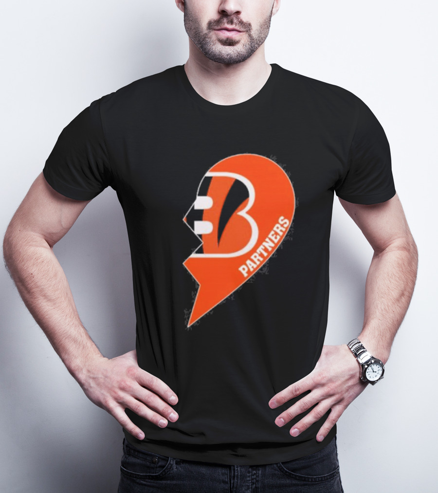 Cincinnati Bengals Partners Heart B T-Shirt