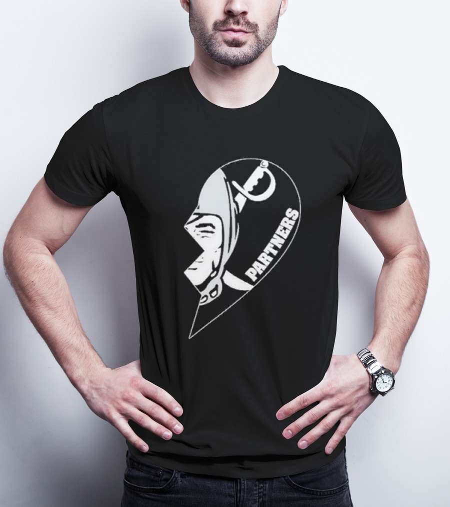 Las Vegas Raiders Partners Broken Heart T-Shirt