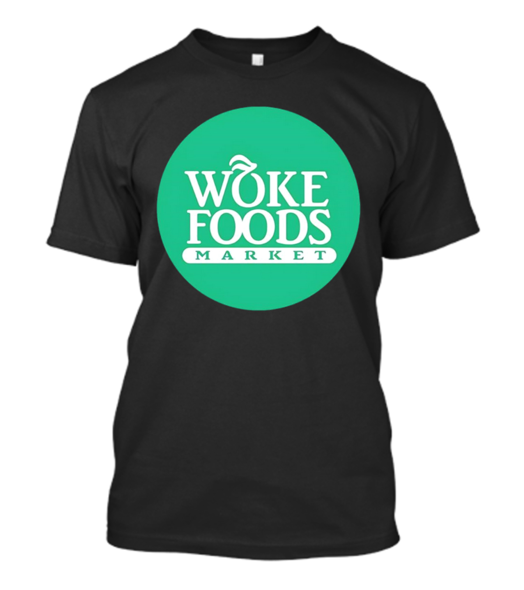 Woke Foods Market Green Circle T-Shirt