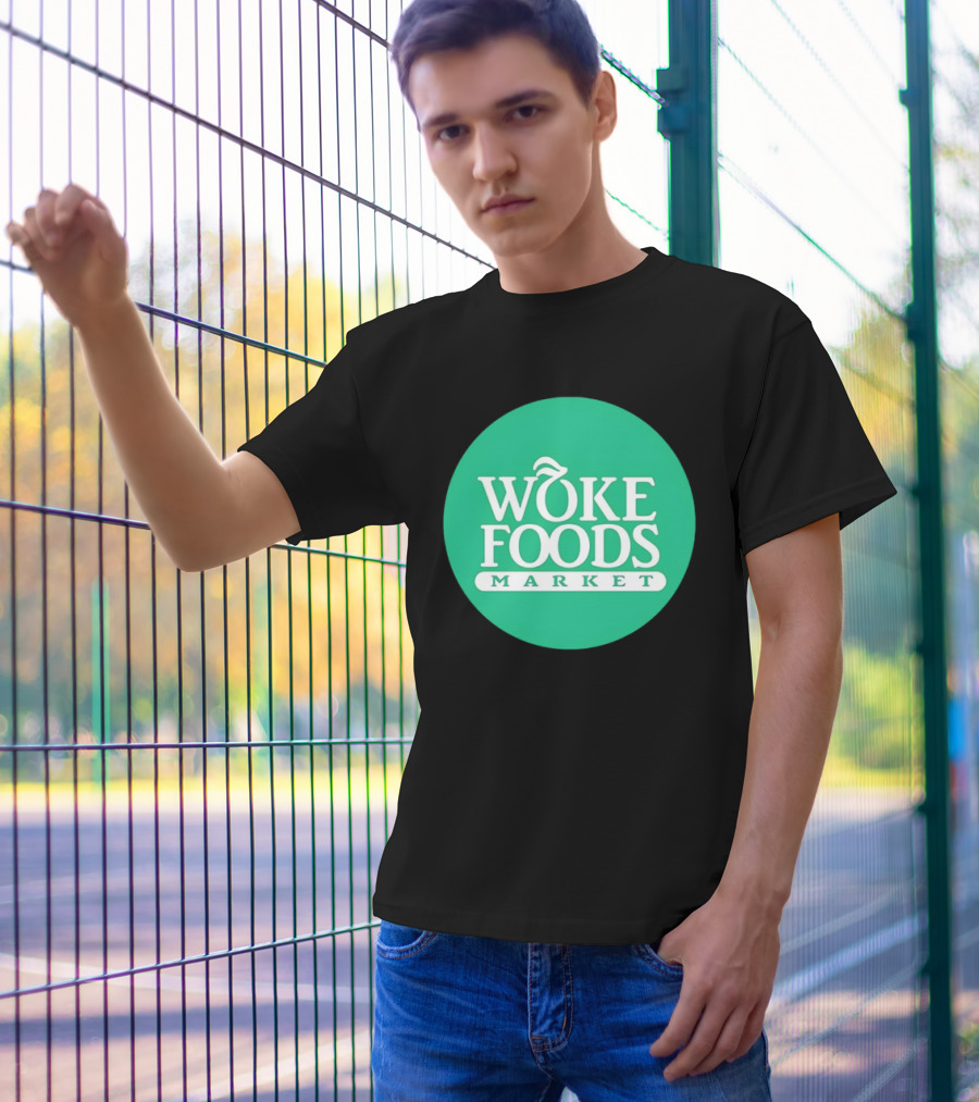 Woke Foods Market Green Circle T-Shirt
