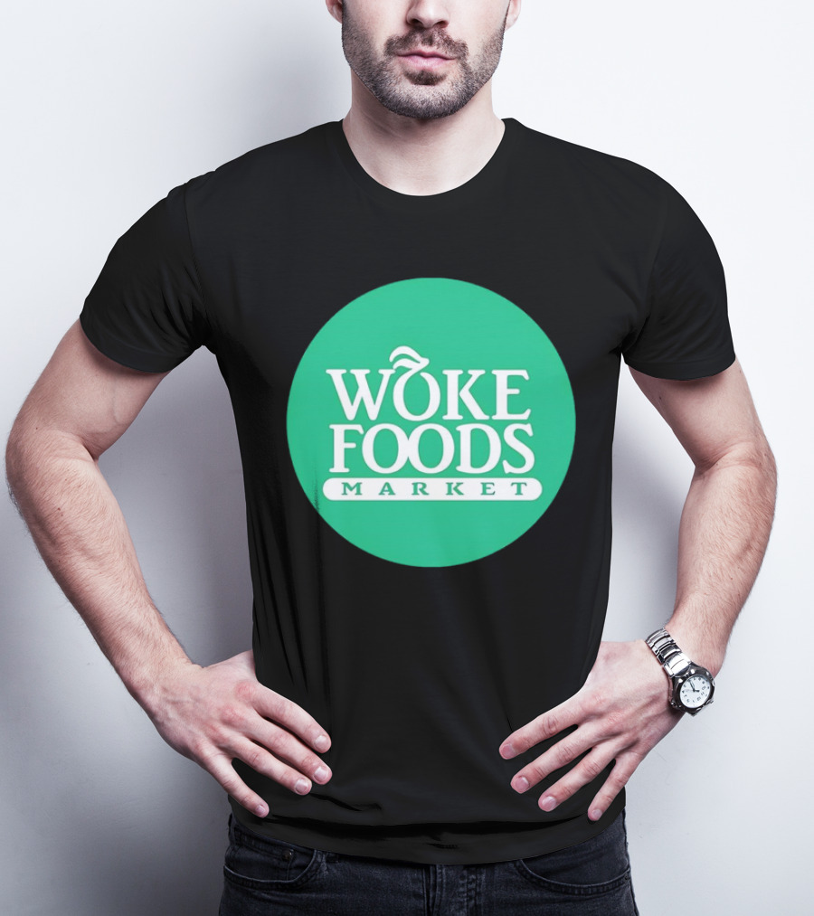 Woke Foods Market Green Circle T-Shirt