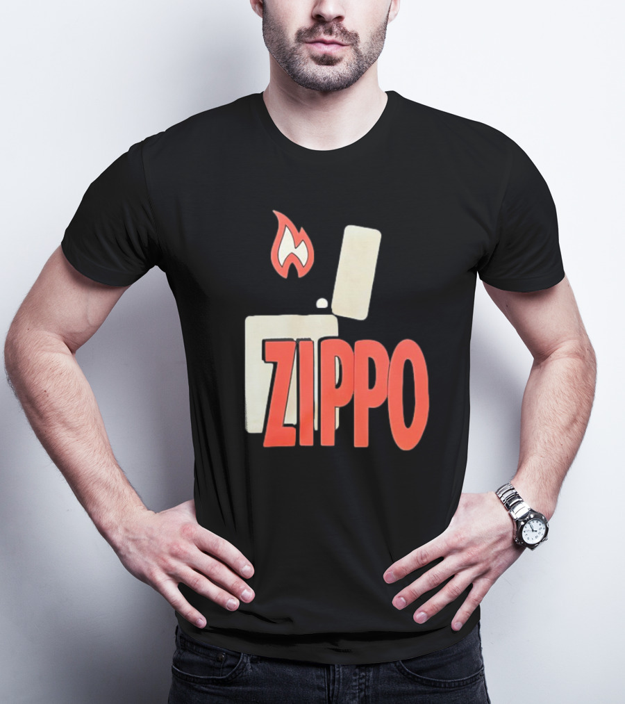 Zippo Lighter Flame T-Shirt