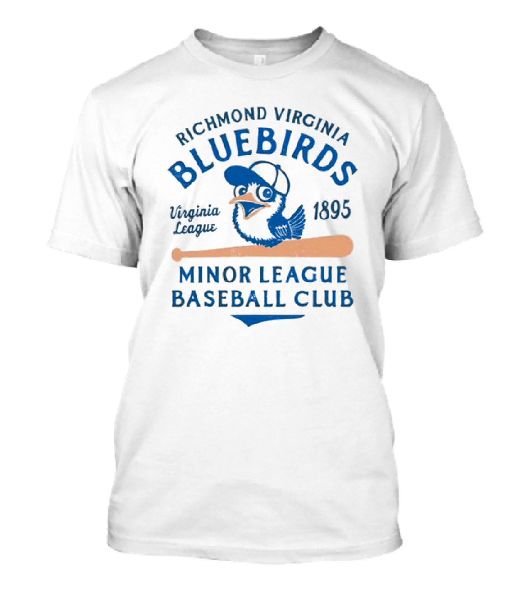 Richmond Virginia Bluebirds 1895 Minor League Baseball Club Virginia League T-Shirt