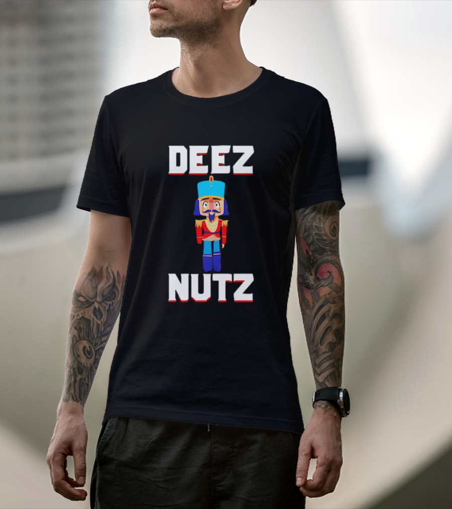 Deez Nutz Nutcracker Christmas Holiday Nuts T-Shirt