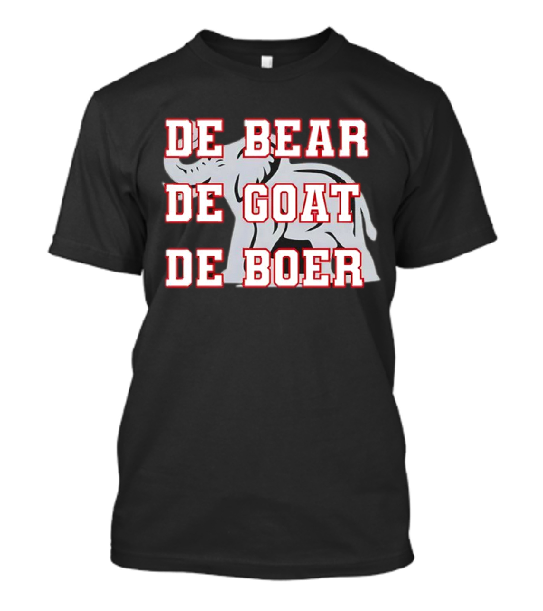 De Bear De Goat De Boer Elephant T-Shirt