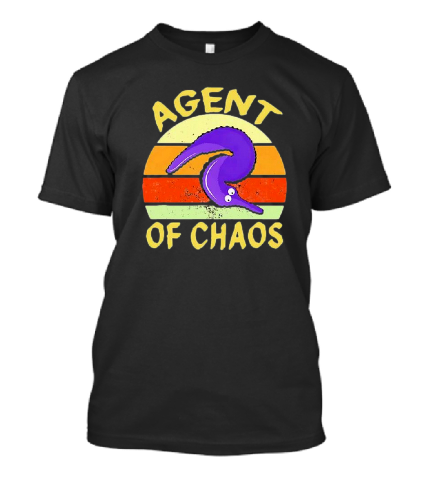 Agent Of Chaos Worm On String Retro T-Shirt