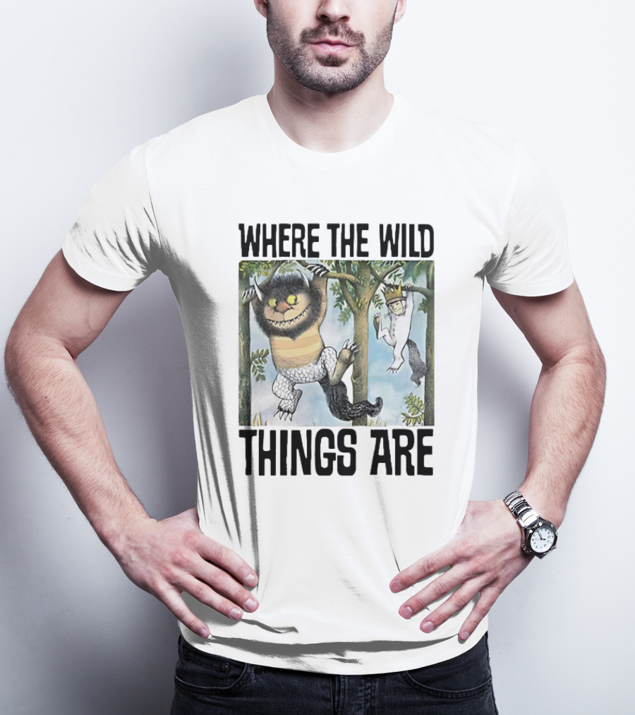 Where The Wild Things Are Moishe Sketch Hanging In Trees T-Shirt
