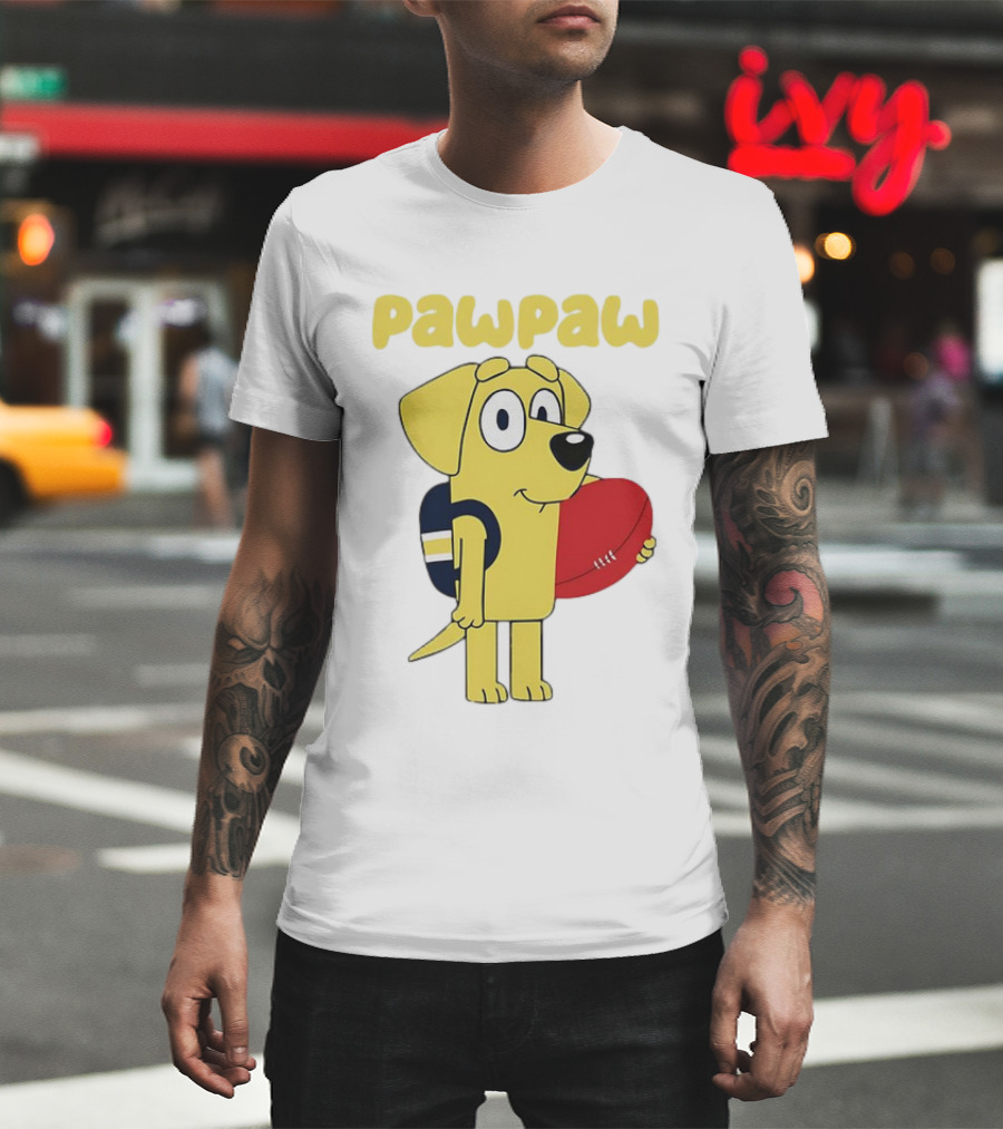 Pawpaw Lucky Football Cartoon Shannon Sharpe T-Shirt