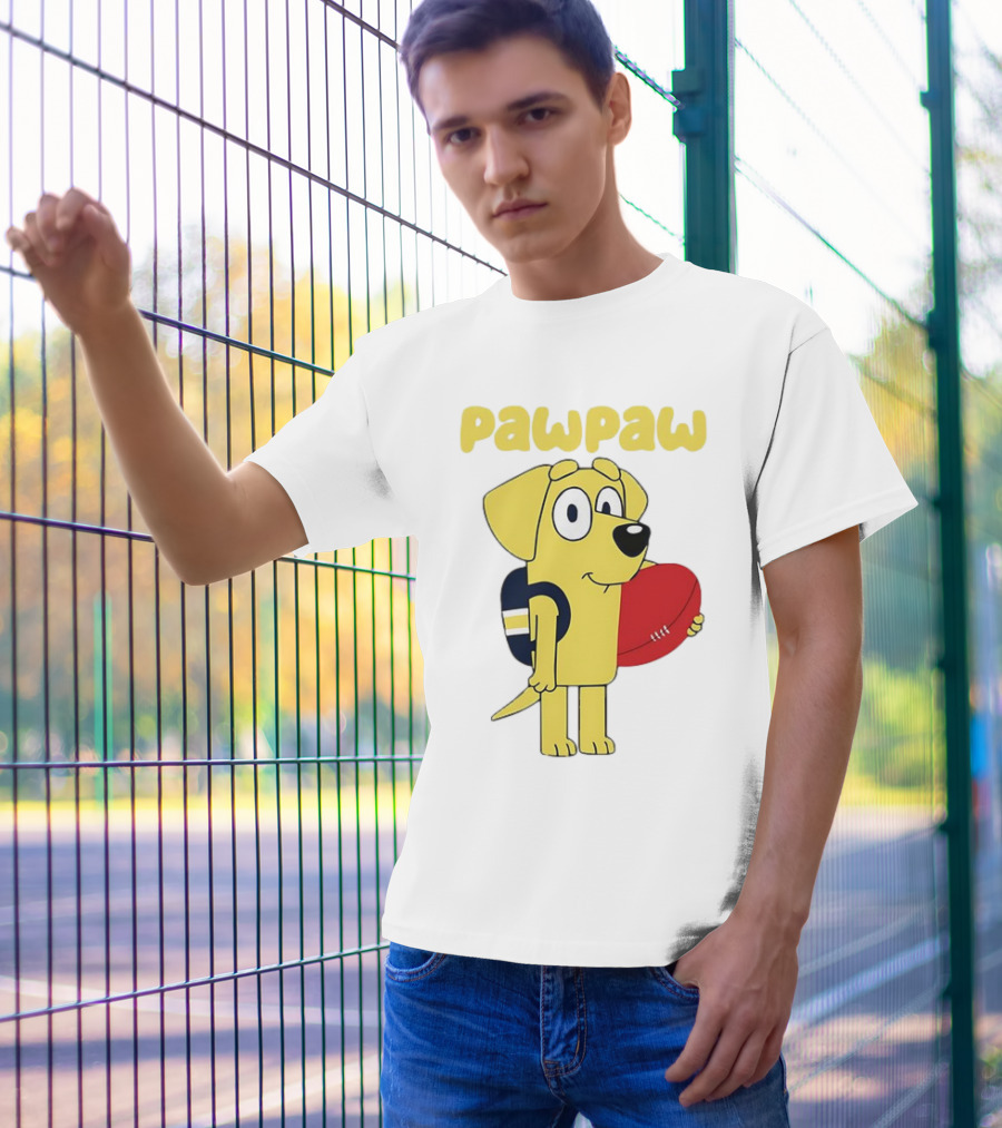 Pawpaw Lucky Football Cartoon Shannon Sharpe T-Shirt