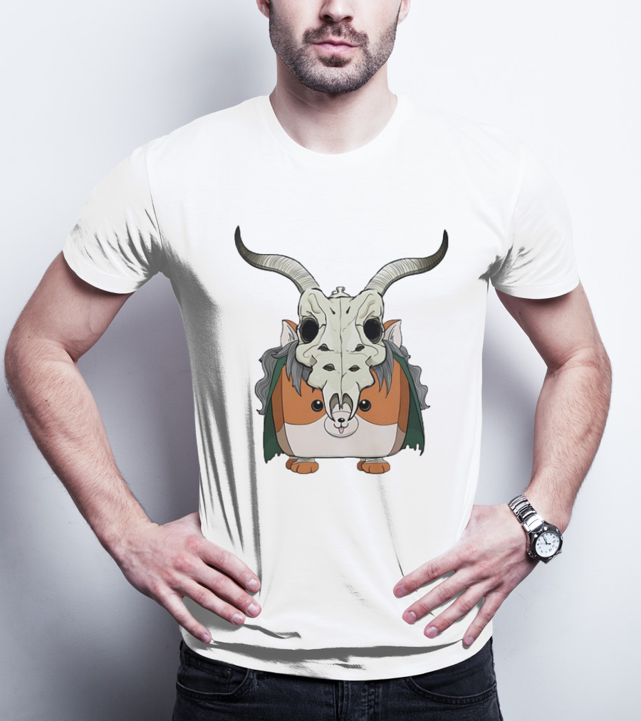 Slay With Cheeks Classic Hamster In Goat Skull Mask T-Shirt