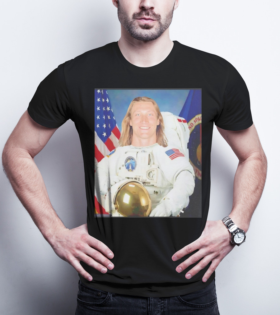 Trevor Lawrence Jacksonville Jaguars Win A Game Or Go To The Moon Astronaut USA Flag T-Shirt