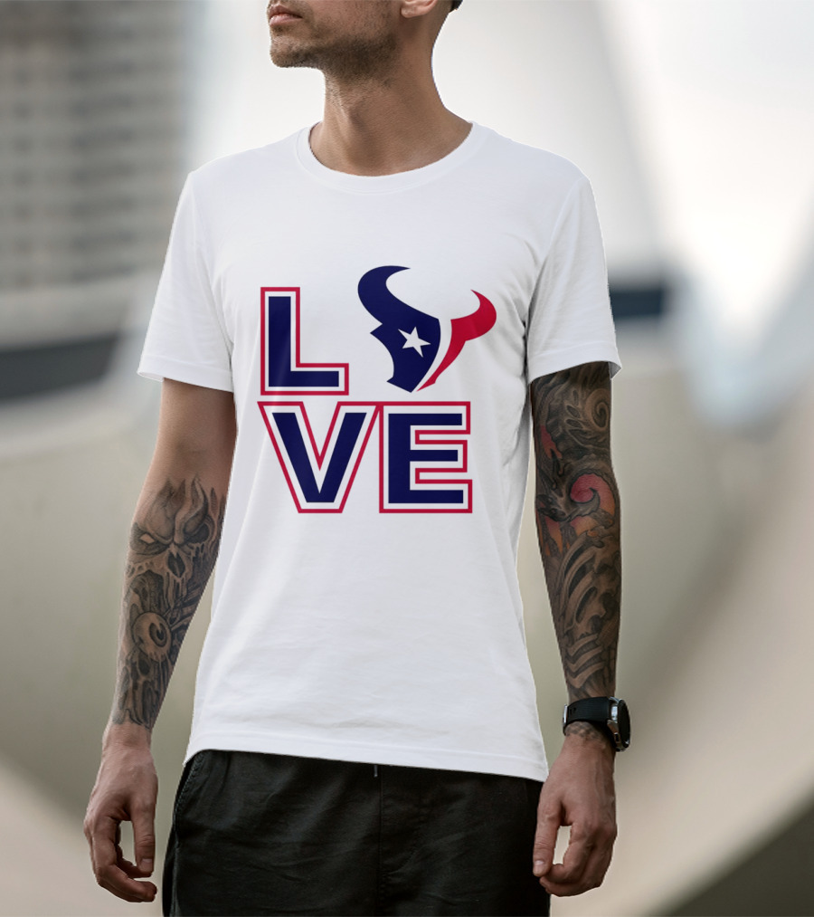 Houston Texans NFL Love Football Season T-Shirt