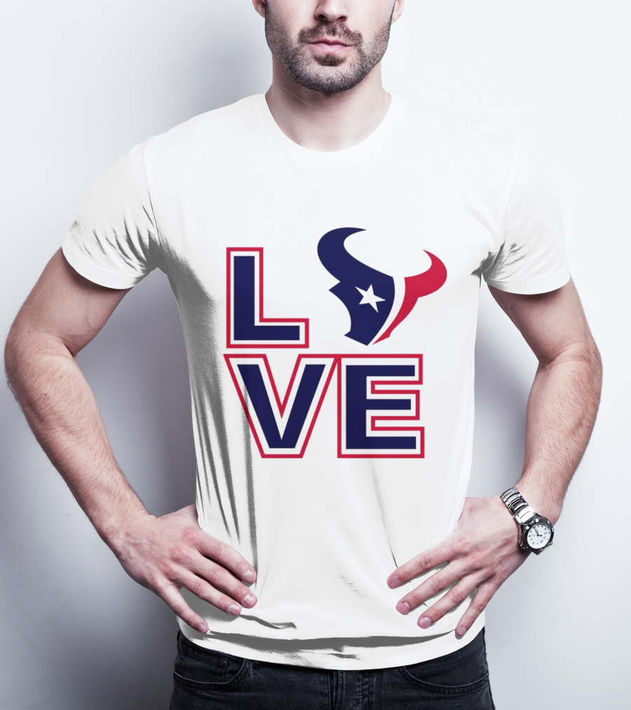Houston Texans NFL Love Football Season T-Shirt