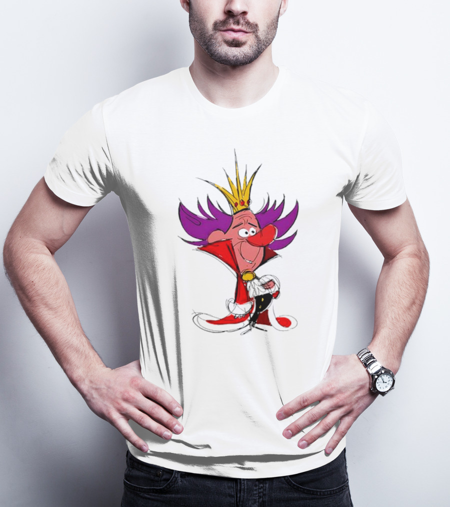 Disney Villains Cartoon Queen Of Hearts T-Shirt