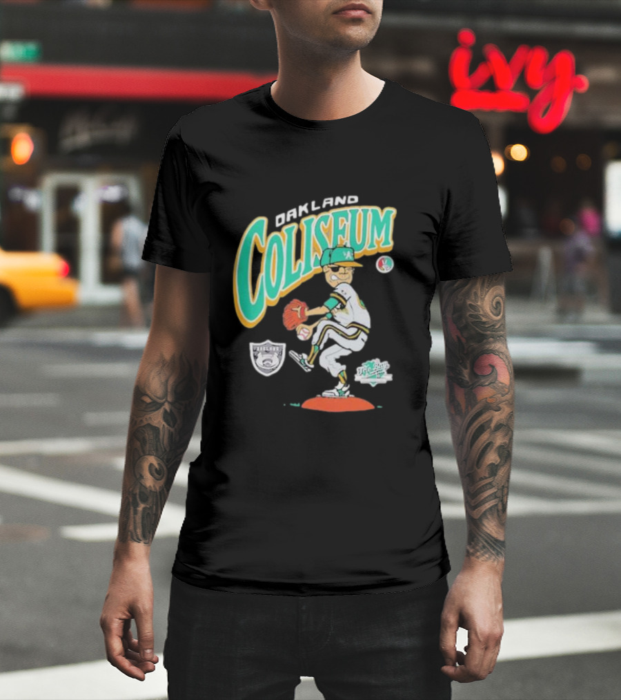 Oakland Coliseum Athletics Baseball Big Game T-Shirt