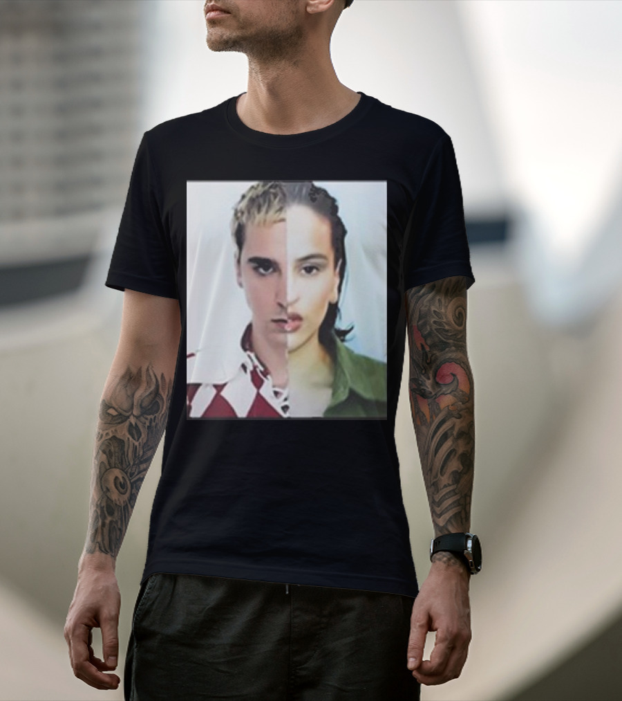 Rosalia Omega Split Face Artistic T-Shirt