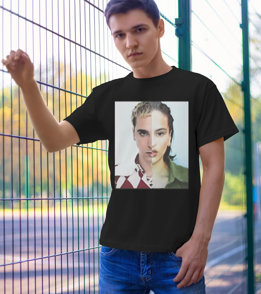 Rosalia Omega Split Face Artistic T-Shirt