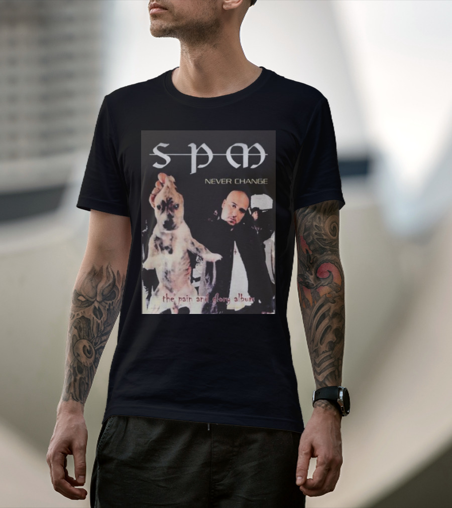 SPM Never Change The Pain And Glory Album T-Shirt
