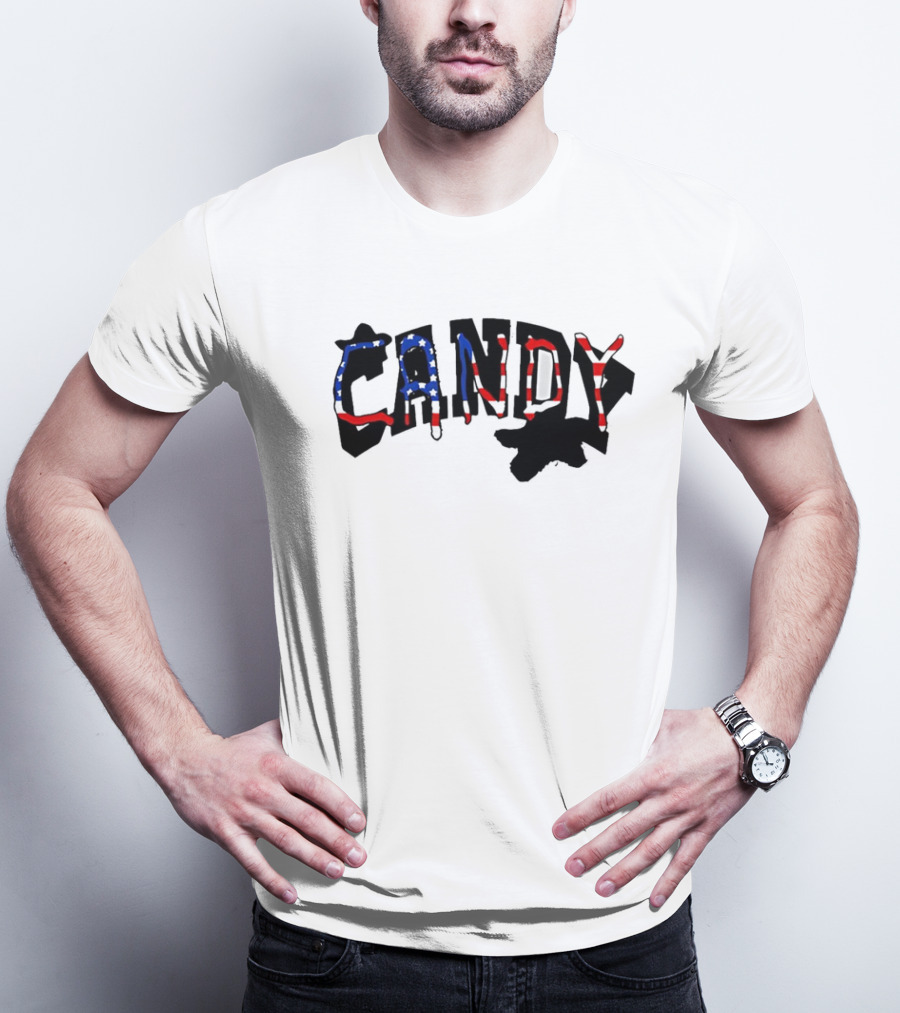 Candy Flipping USA American Flag T-Shirt
