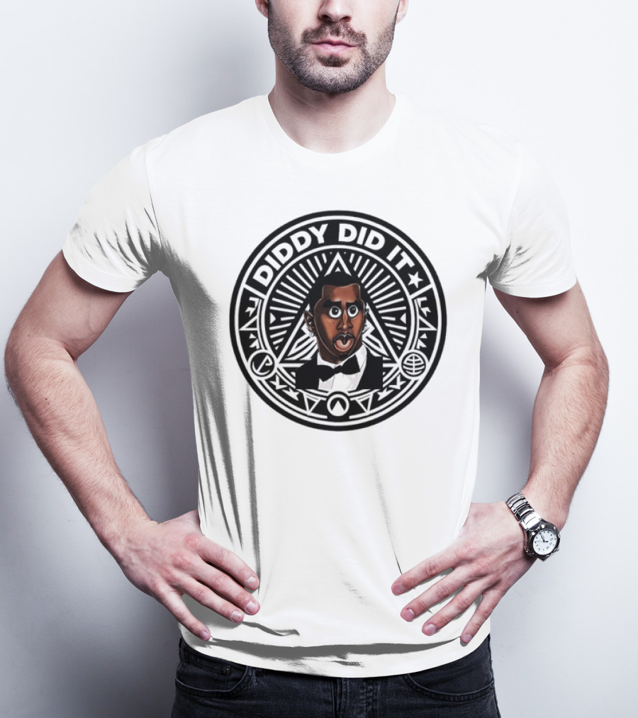 Diddy Did It Illuminati Style Freak Off Party T-Shirt