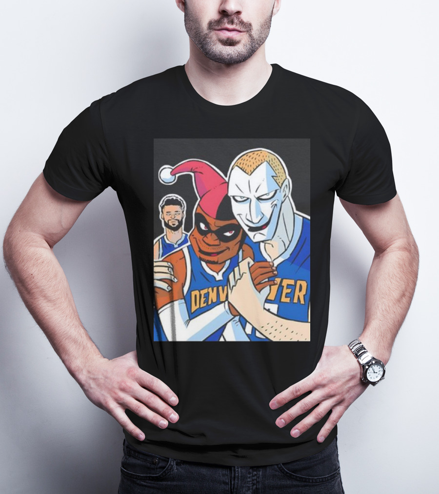 Jokic Russ Jokic Russell Westbrook Denver Nuggets Basketball Jokic Comic T-Shirt