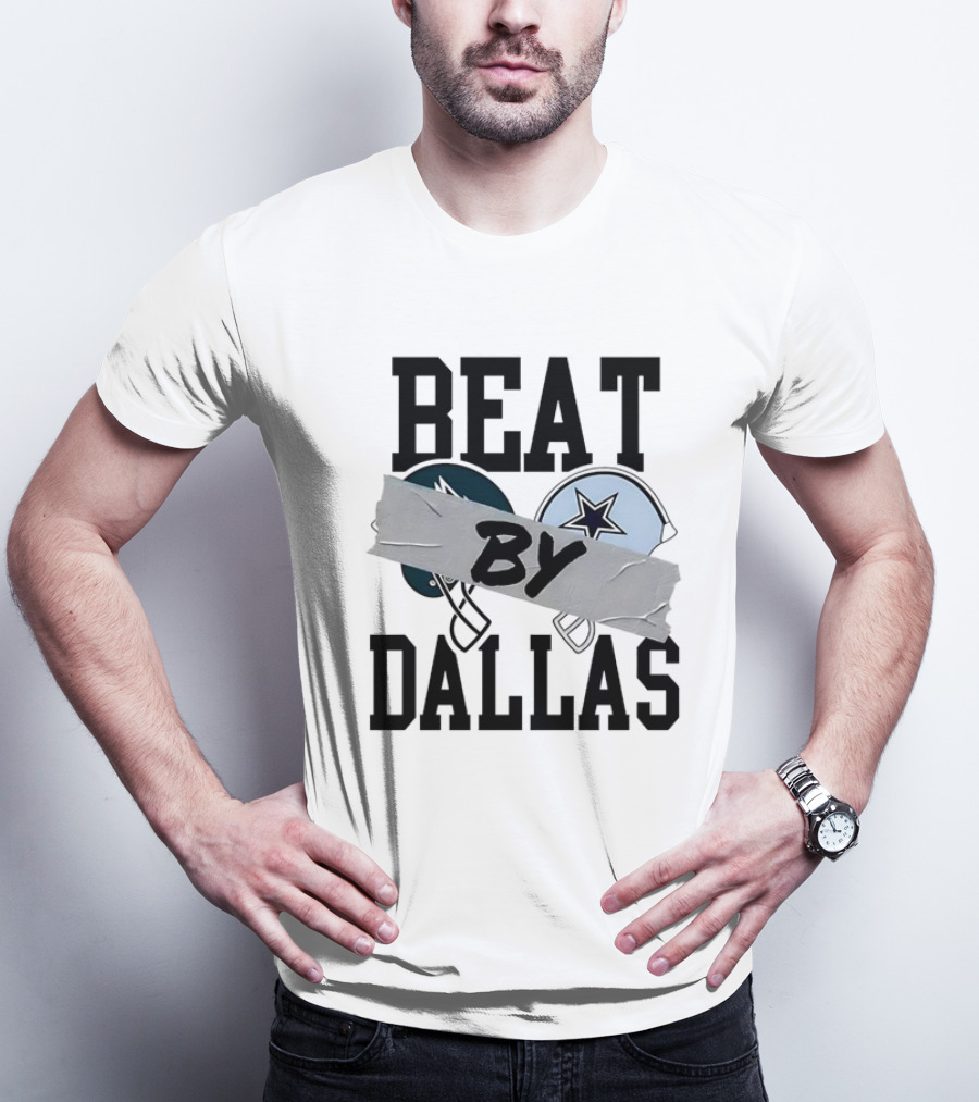 Philadelphia Eagles Beat Dallas Cowboys Rivalry Slogan Helmets T-Shirt