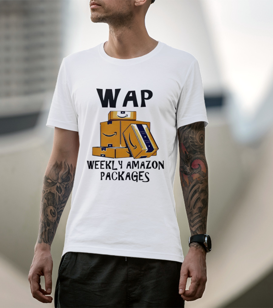 WAP Weekly Amazon Packages Box Stack T-Shirt