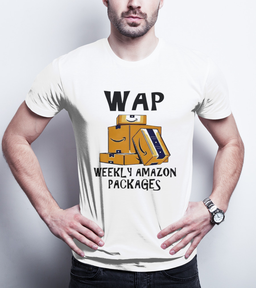 WAP Weekly Amazon Packages Box Stack T-Shirt