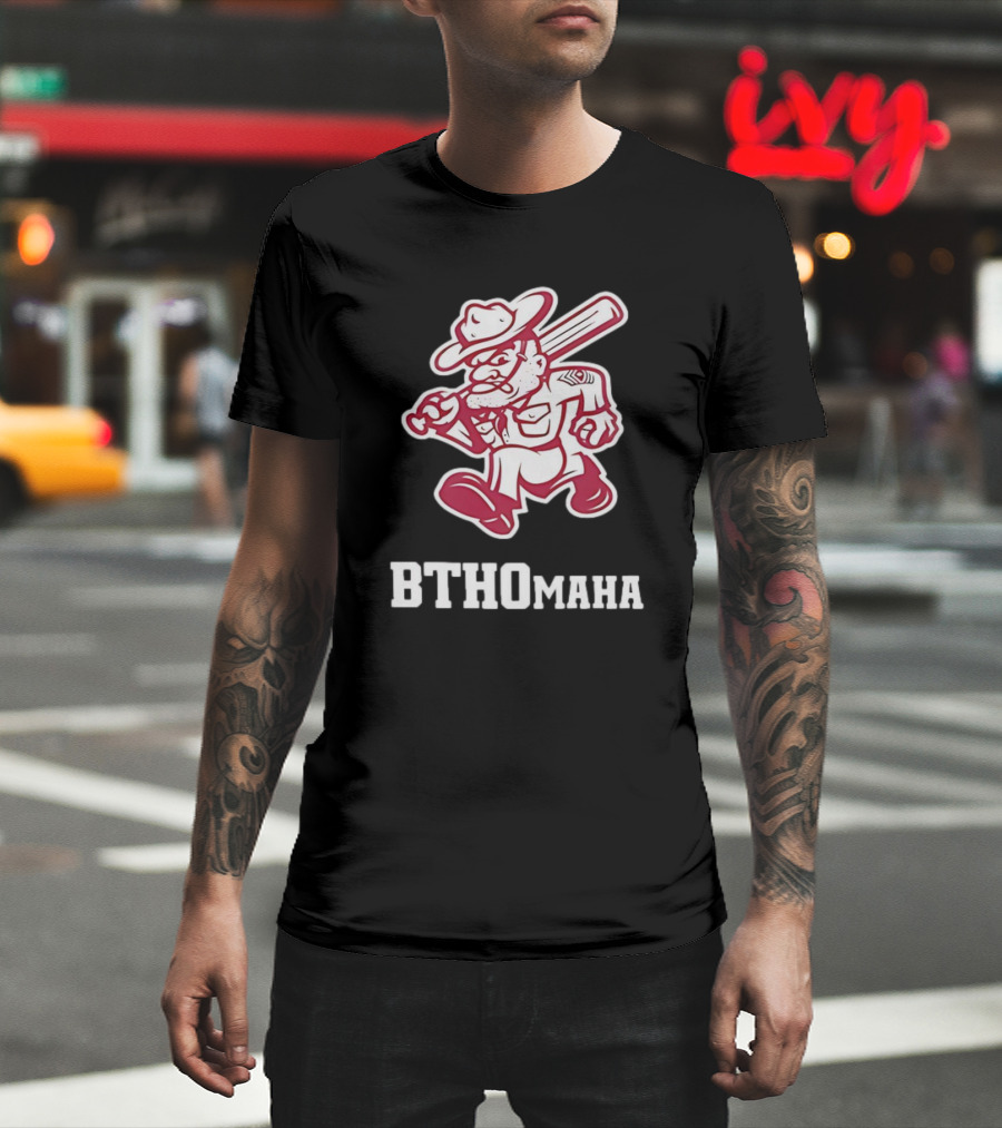 Texas A&M Aggies BTHOmaha Baseball Mascot T-Shirt