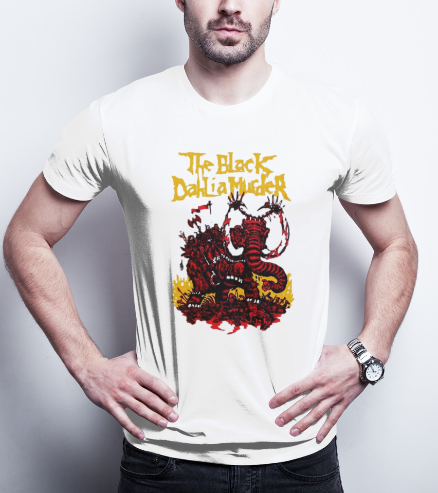 The Black Dahlia Murder Red Mammoth Battle Scene T-Shirt